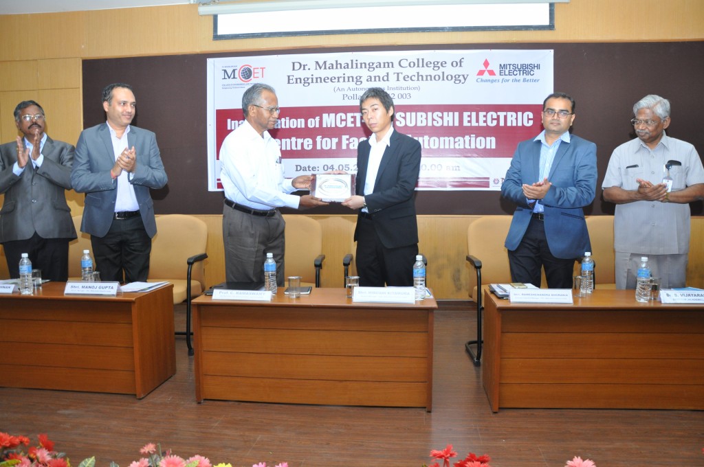 MCET – MITSUBISHI Electric India Centre for Factory Automation - Dr. Mahalingam College of ...