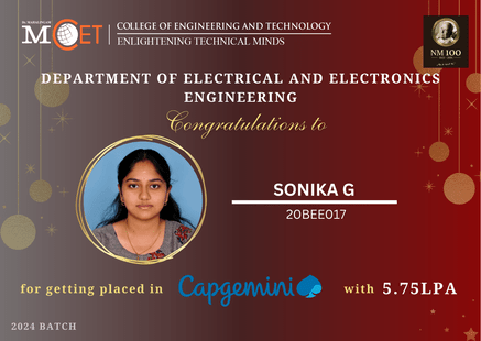 Placement Details - Dr. Mahalingam College of Engineering and Technology (MCET)